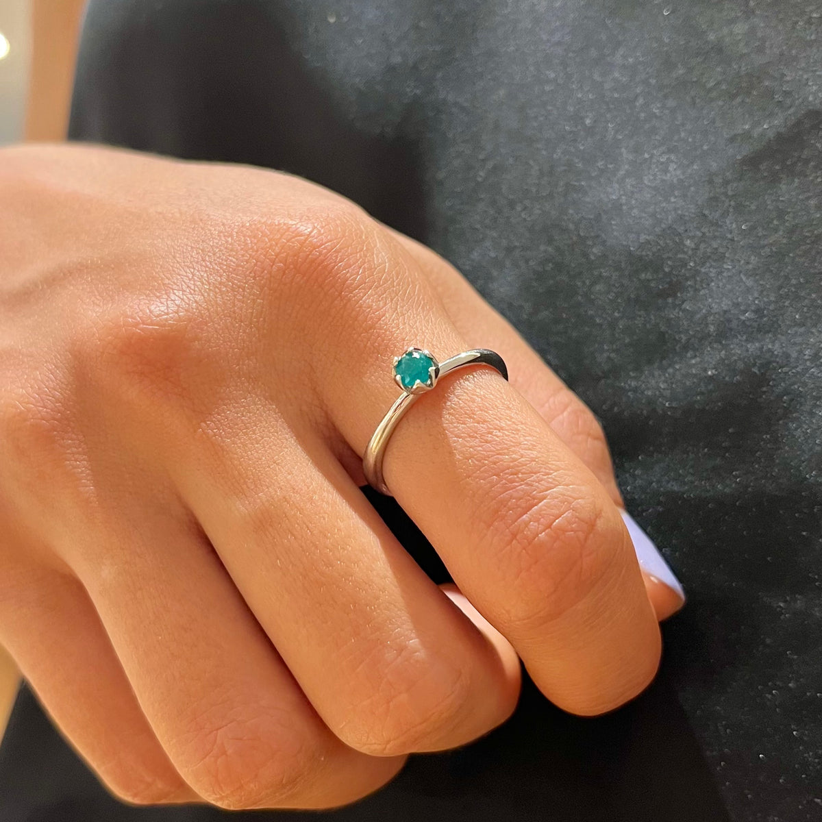 Anillo Alma Mia Esmeralda – Vera Joyeros